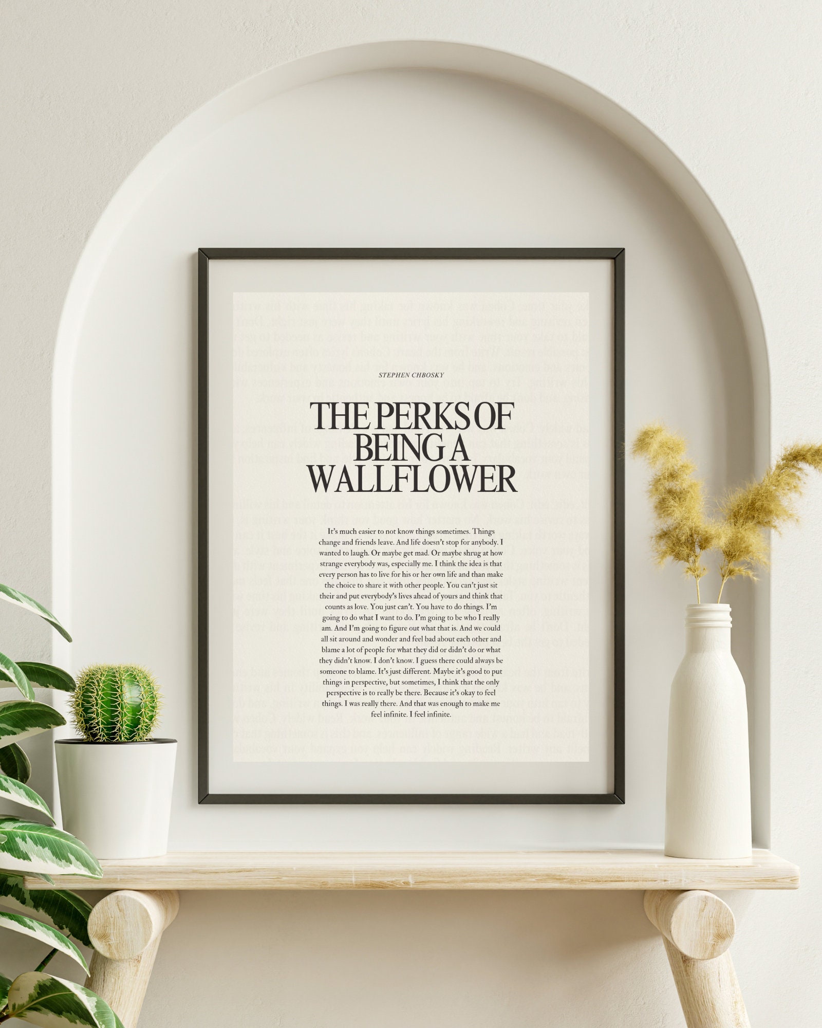 Stephen Chbosky 'the Perks of Being A Wallflower', Vintage Poster ...