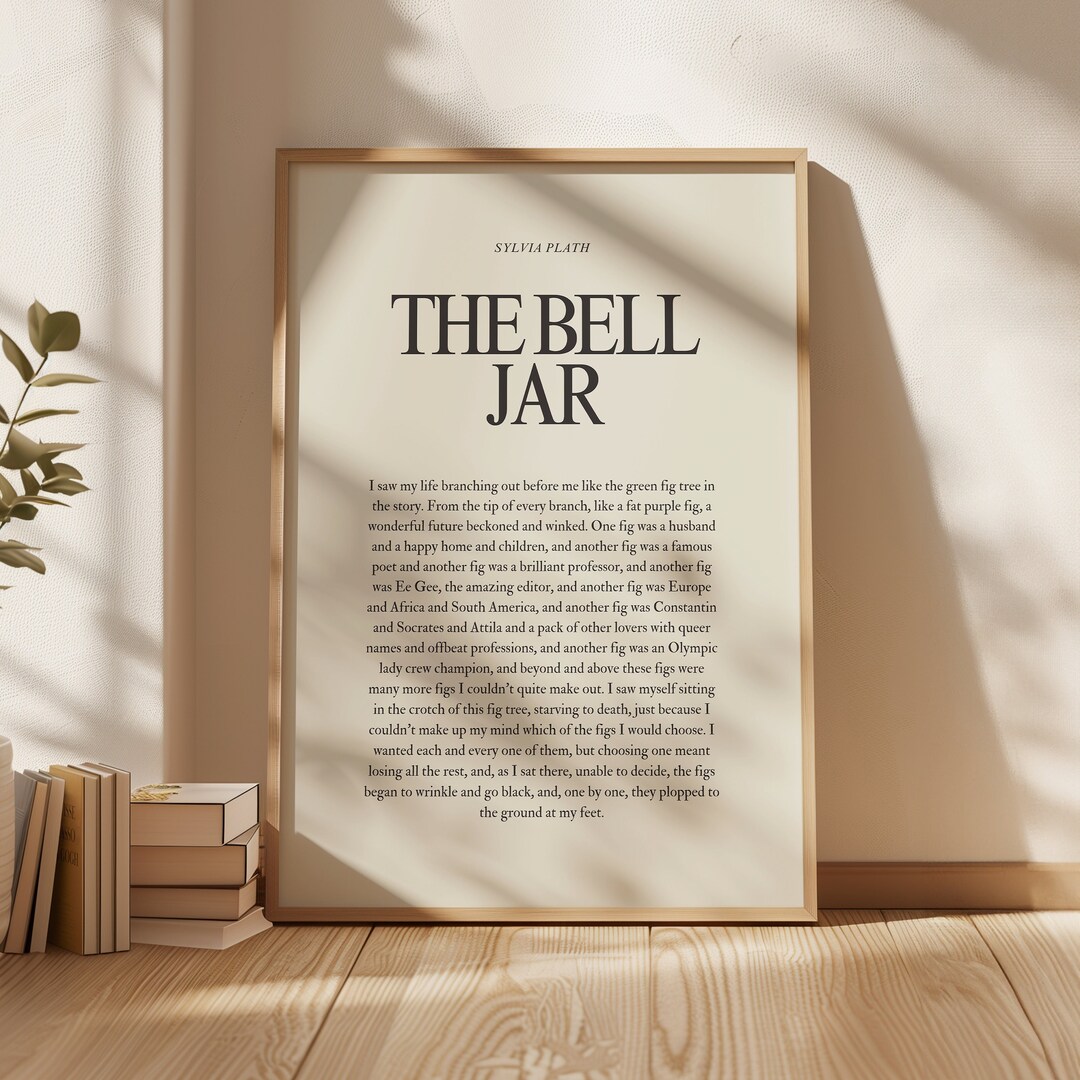 Sylvia Plath 'the Bell Jar' | Poetry Prints | Book Quotes | Literary ...
