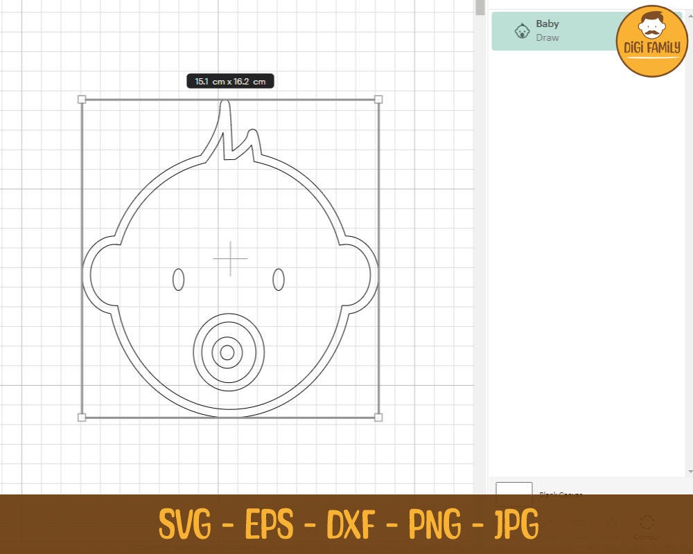 Baby Boy SVG. Cricut Cut Files- Digital Download. EPS PNG - Instant ...