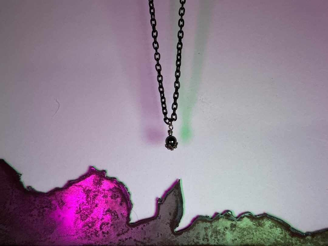 Golden Nightshade - Hand-made, Classy, Black Necklace With Gold ...