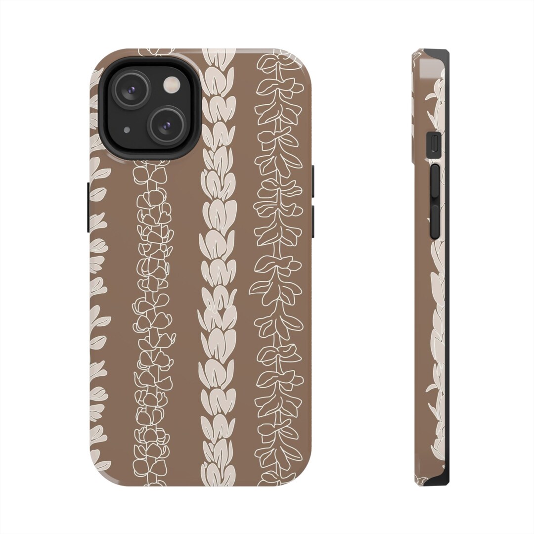 Pua Lei Phone Case, Puakenikeni, Pakalana, Plumeria, Hawaiian print ...