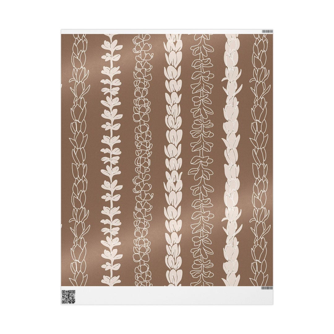 Pua Lei Wrapping Paper, Puakenikeni, Pakalana, Plumeria - Etsy