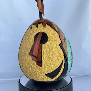 Southwest Gold and Copper Gourd - Etsy