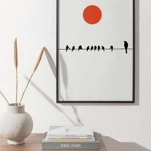 Retro Wall Art Set of 6 Prints, Large Wall Art,wall Decor,art Print ...