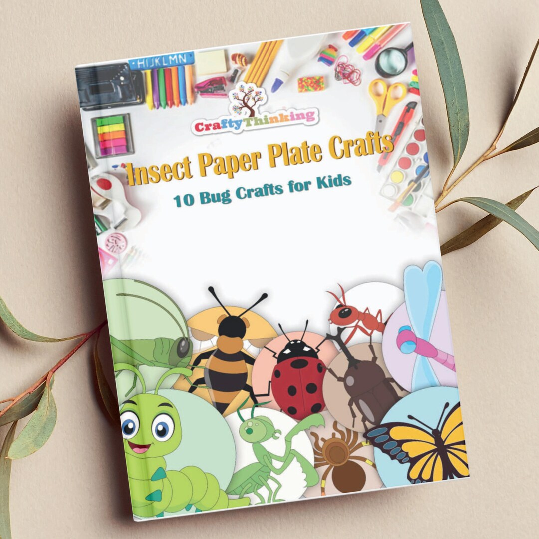 Bug Art: Insect Paper Plate Craft Templates for Creative Kids - Etsy
