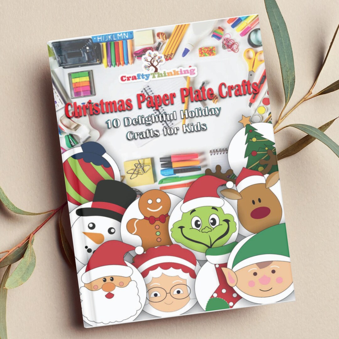 Festive Fun: Christmas Paper Plate Craft Templates for Holiday Joy - Etsy