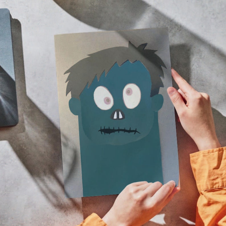 Spooky Pals: Halloween Monster Paper Bag Puppet Templates for Frightful ...