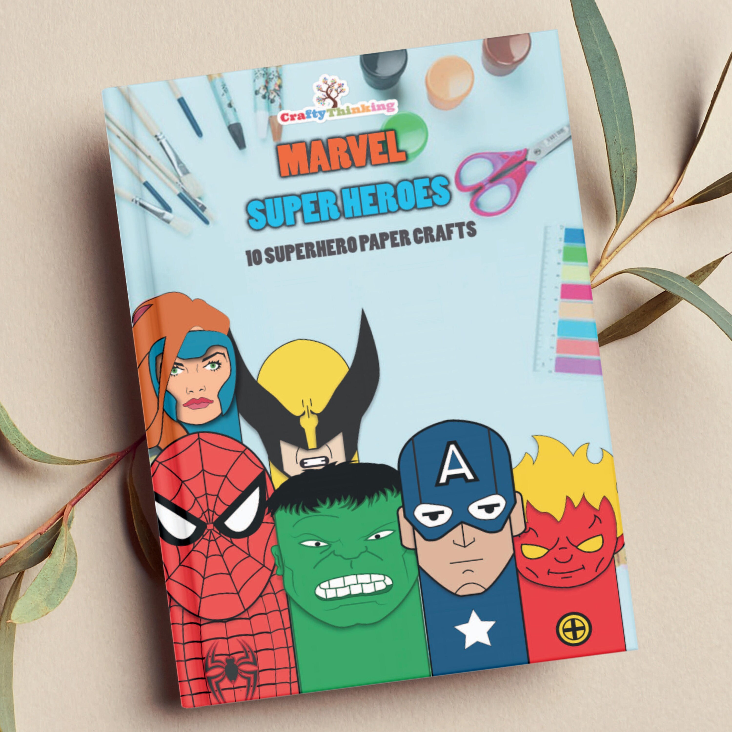 Hero Puppets: Superhero Paper Bag Puppet Templates for Imaginative Play ...