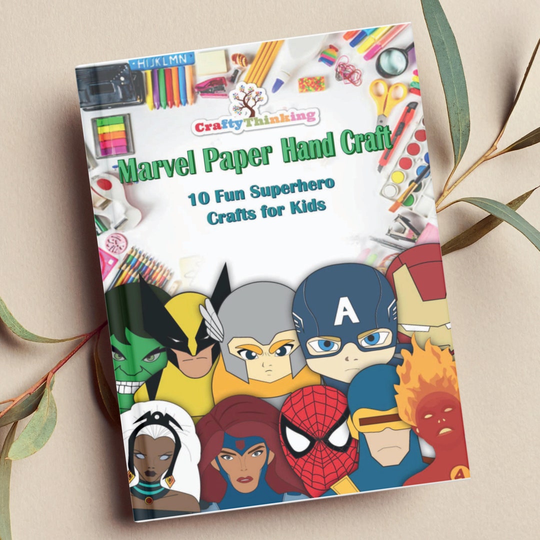 Heroic Hands: Superhero Handprint Craft Templates for Creative Kids - Etsy