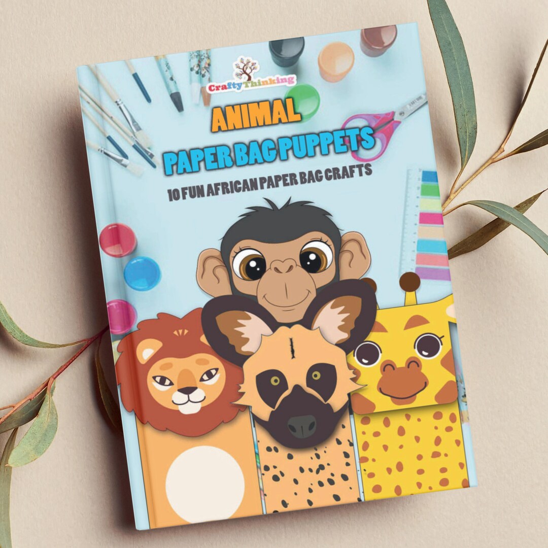 Safari Friends: Animal Paper Bag Puppet Templates for Wild Adventures ...