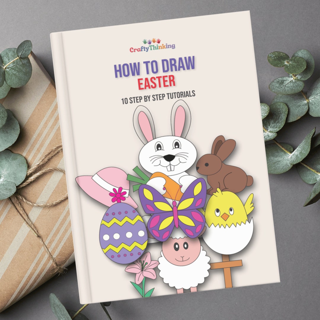 HOW TO DRAW Easter for Kids: Printable Drawing Worksheets| How to Draw ...
