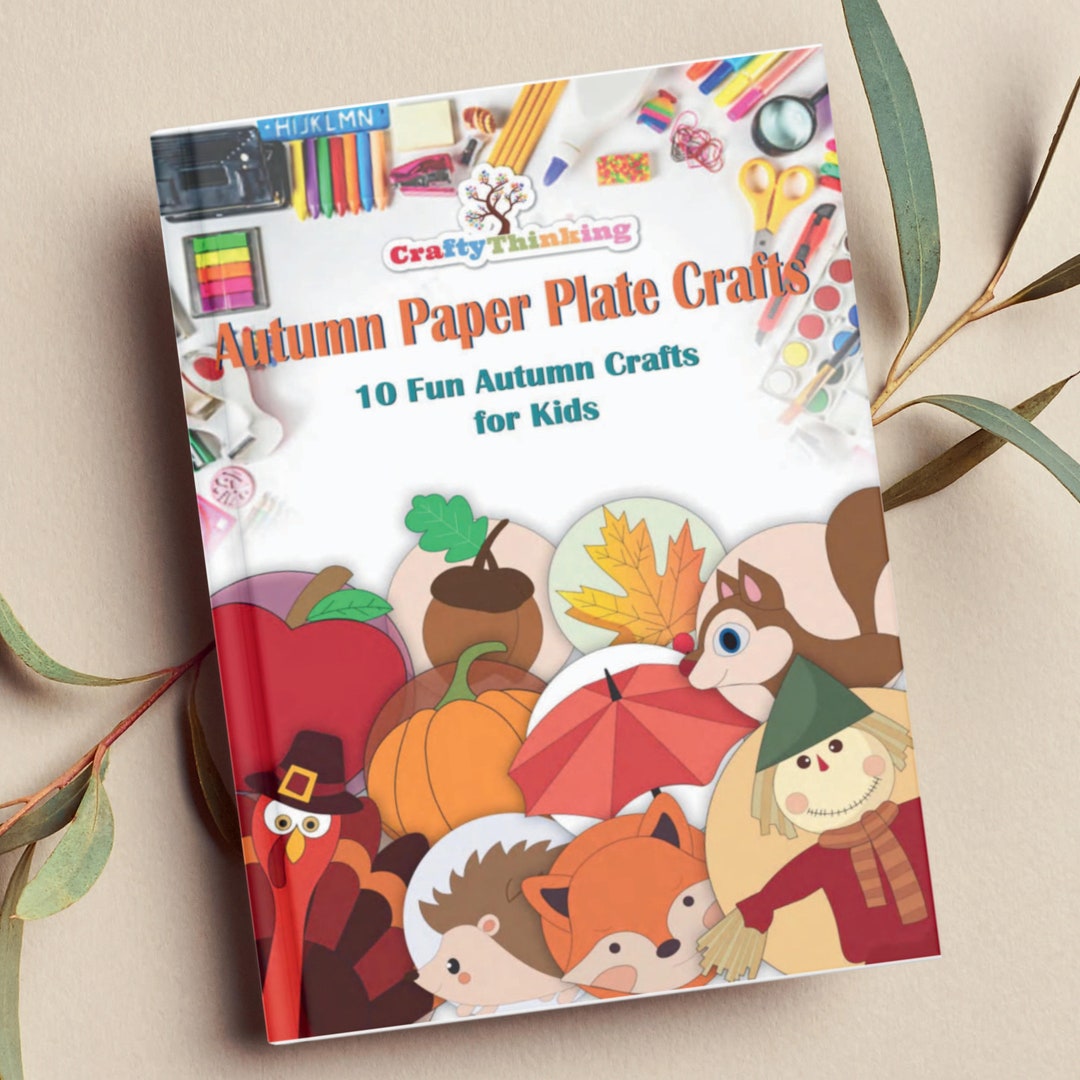 Autumn Adventures: Fall Paper Plate Craft Templates for Harvest Fun - Etsy