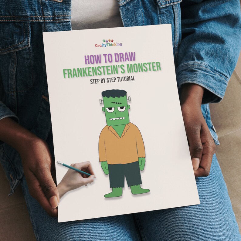 HOW TO DRAW Spooky Halloween Monsters for Kids: Printable Drawing ...