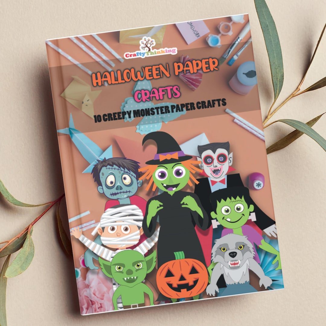 Halloween Paper Craft for Kids: Spooky & Fun Printables Templates for ...