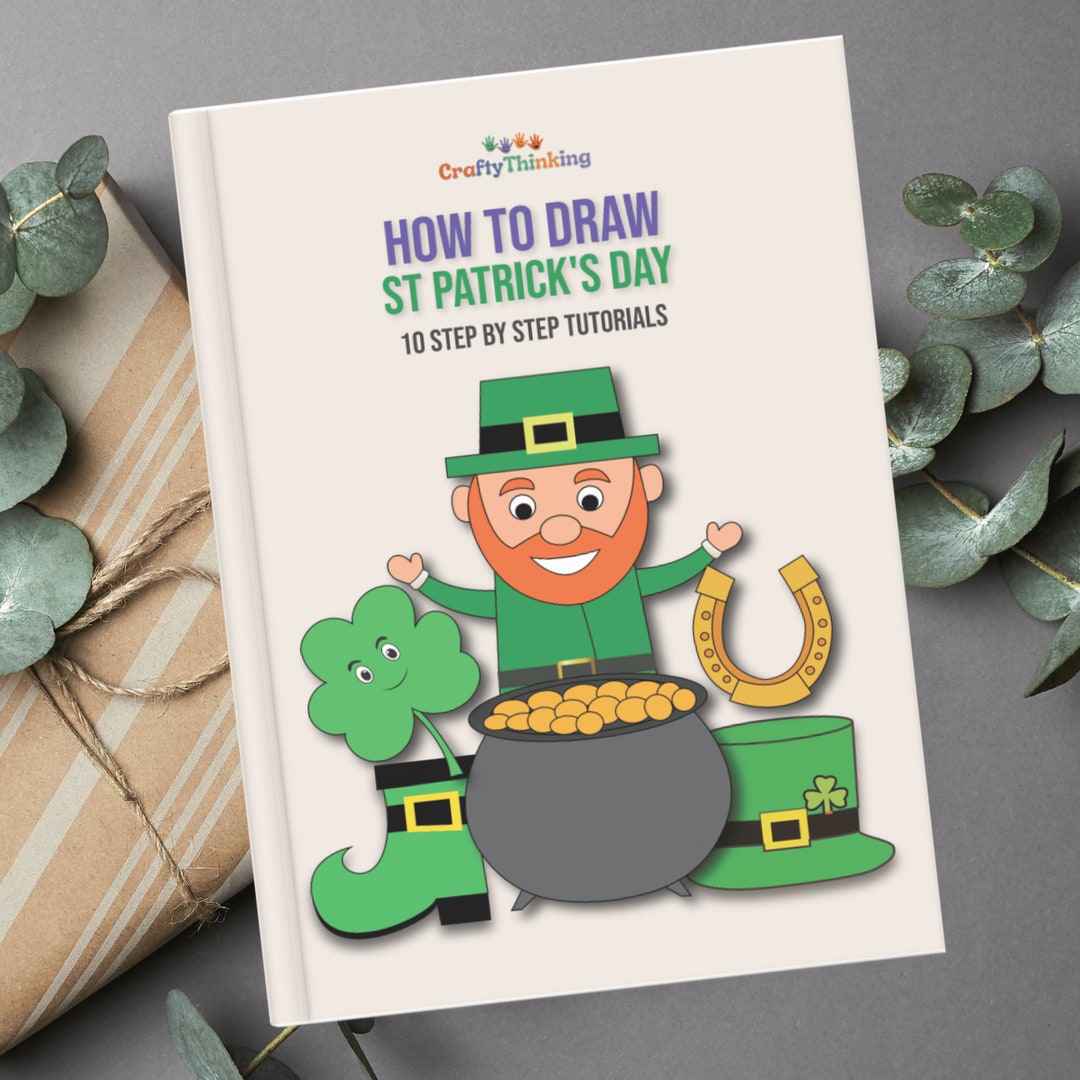 HOW TO DRAW St Patricks Day for Kids: Printable Drawing Worksheets| How ...