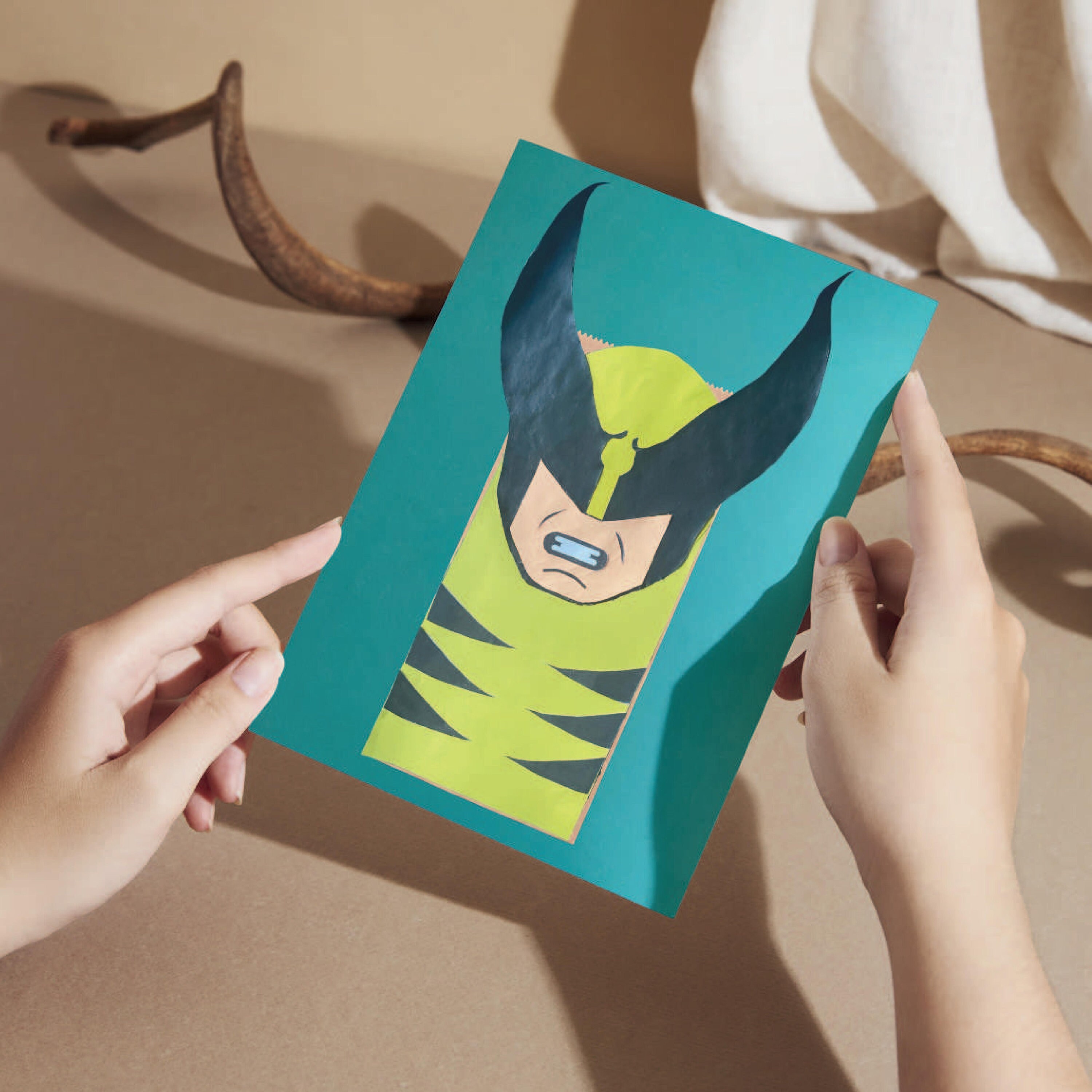 Hero Puppets: Superhero Paper Bag Puppet Templates for Imaginative Play ...