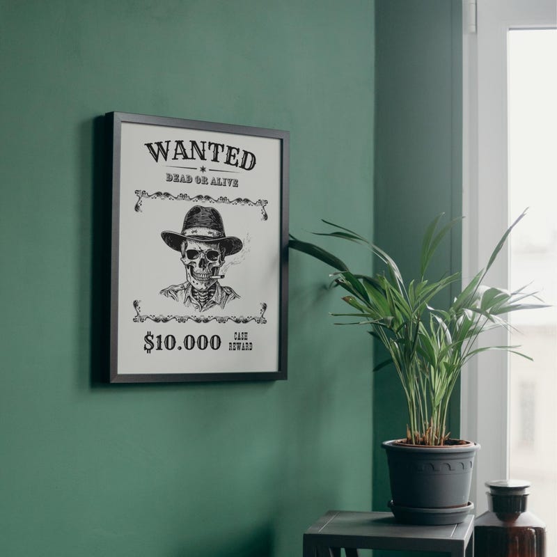 Halloween Wanted Poster - Etsy