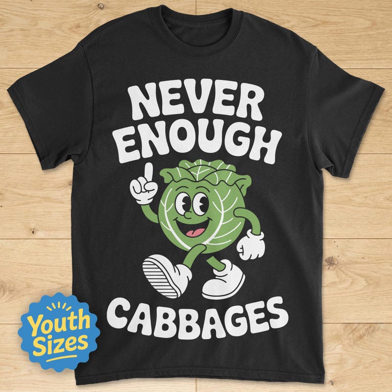 Cabbage T Shirt - Etsy