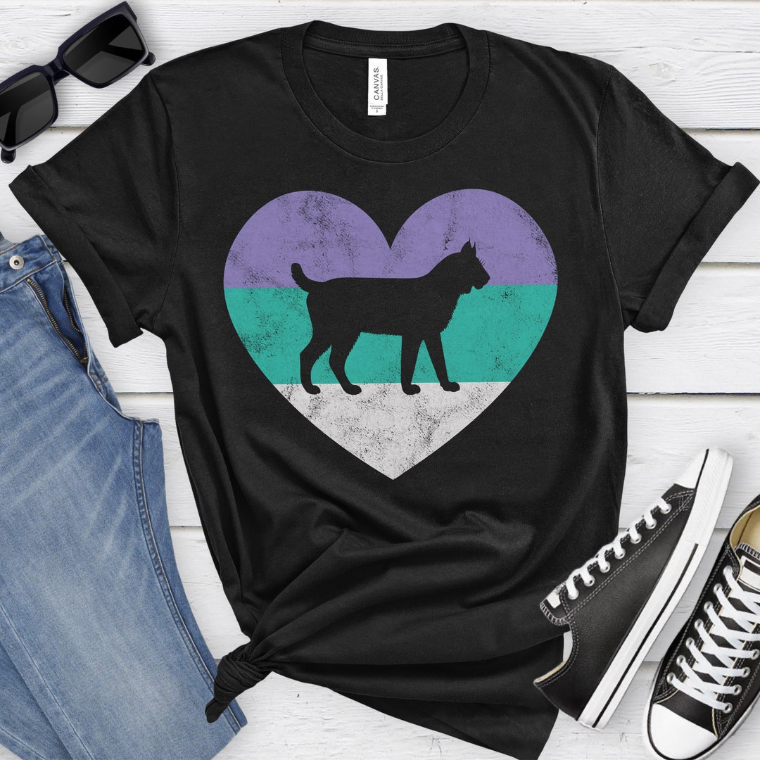 Lynx Shirt for Women and Girls, Cute Lynx T-shirt, Retro Vintage Lynx ...