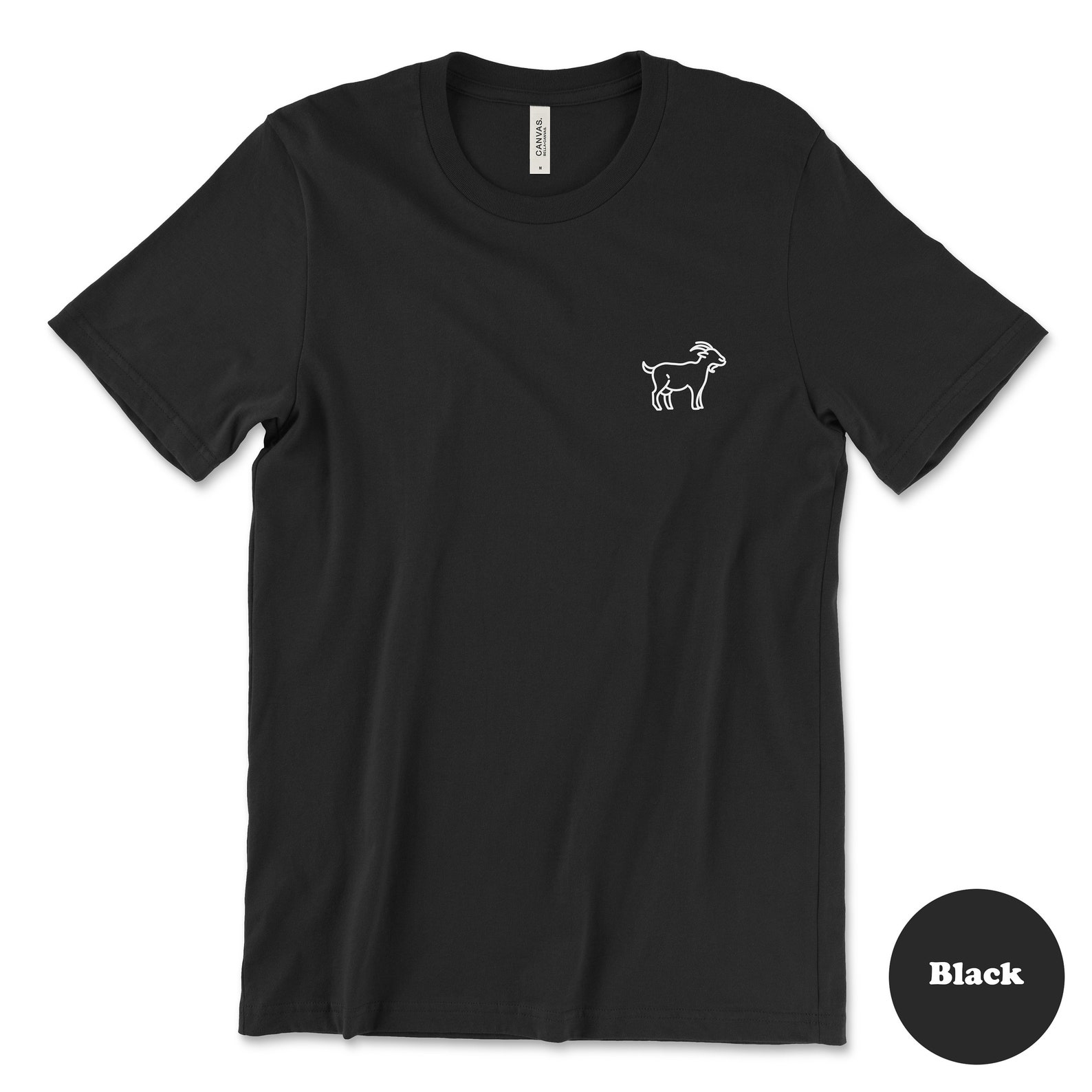 Goat T-shirt, Simple Goat Shirt for Men or Women, Goat Shirts, Goat Tee ...