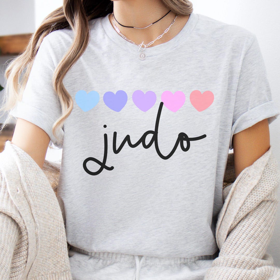 Judo Shirts for Women, Women's Judo T-shirt, I Love Judo Shirt, I Heart ...