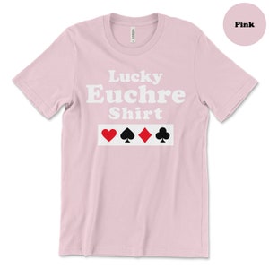 Lucky Euchre T-shirt, Euchre Gift for Men, Euchre Gift for Women ...