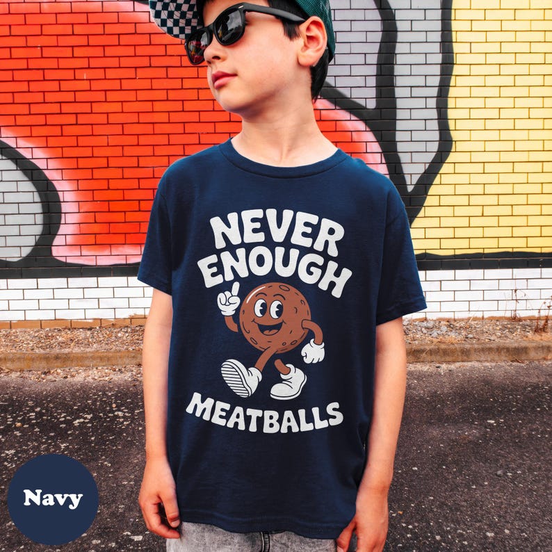 Kids Meatballs Shirt, Cute Kids Meatball Shirts, Youth Meatball Tee ...