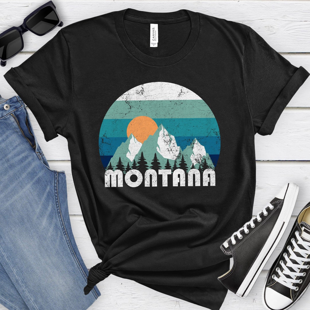 Montana T-shirt, Retro Montana Shirt, Vintage Montana Tee, Montana ...