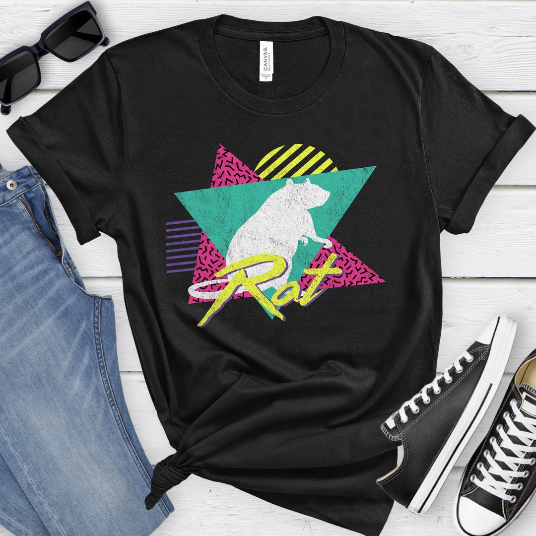 Rat Shirt, Retro Rat Tee, Rat Gift, Vintage Rat T-shirt for Men, I Love ...