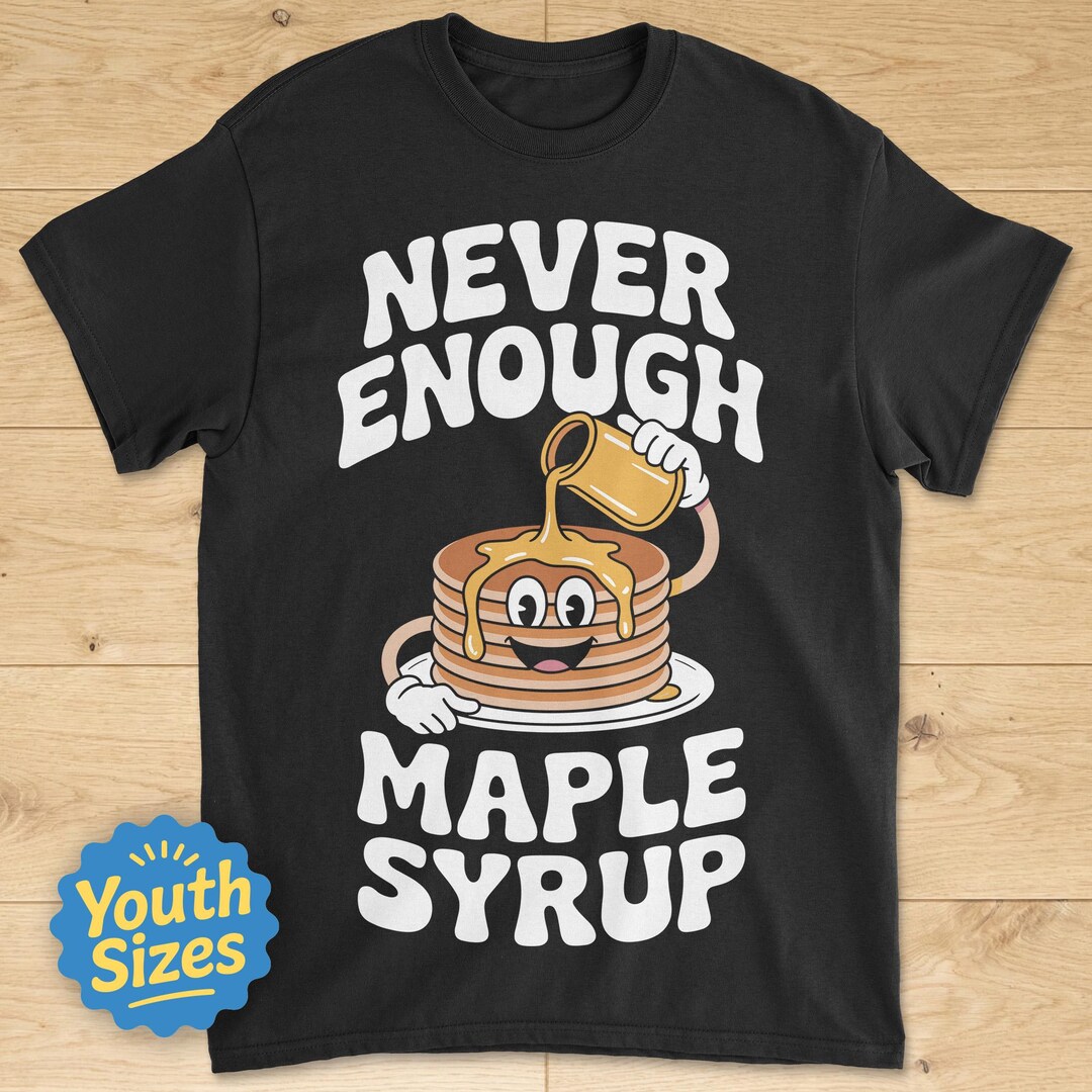 Kids Maple Syrup Shirt, Cute Kids Maple Syrup Shirts, Youth Maple Syrup ...