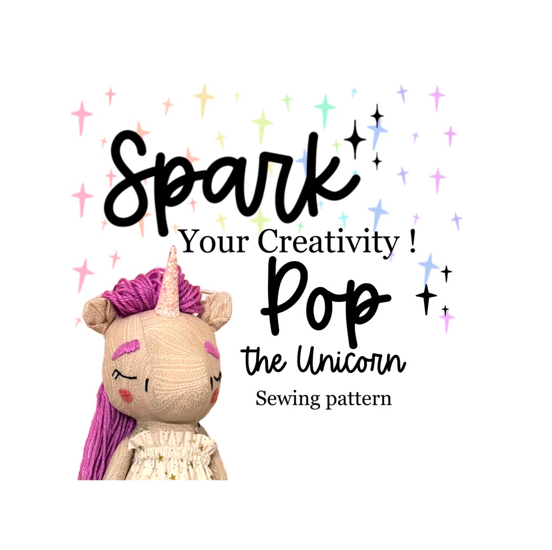 Pop Unicorn PDF Sewing Pattern - Etsy