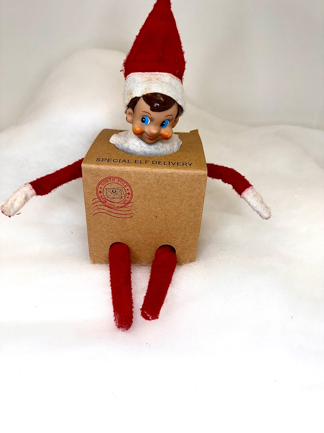 Elf Arrival Christmas Box Crate Inspired Elf Prop Perfect - Etsy