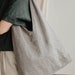 Linen Shopping Bag. Linen Beach Bag. Natural Linen Summer Bag ...