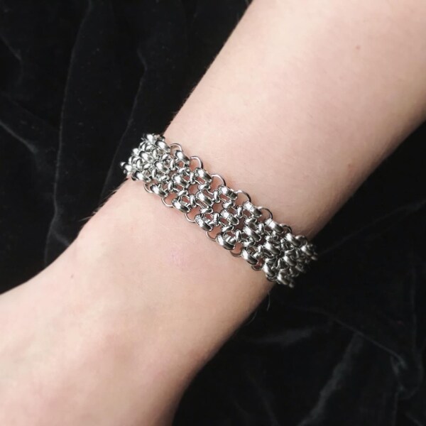 Chainmaille Cuff - Etsy