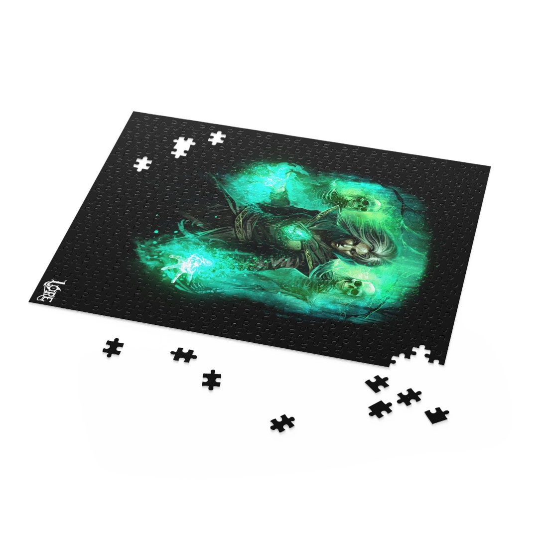 D&D Sorcerer Puzzle (120, 252, 500-PIECE), Dnd RPG Gift for Players ...