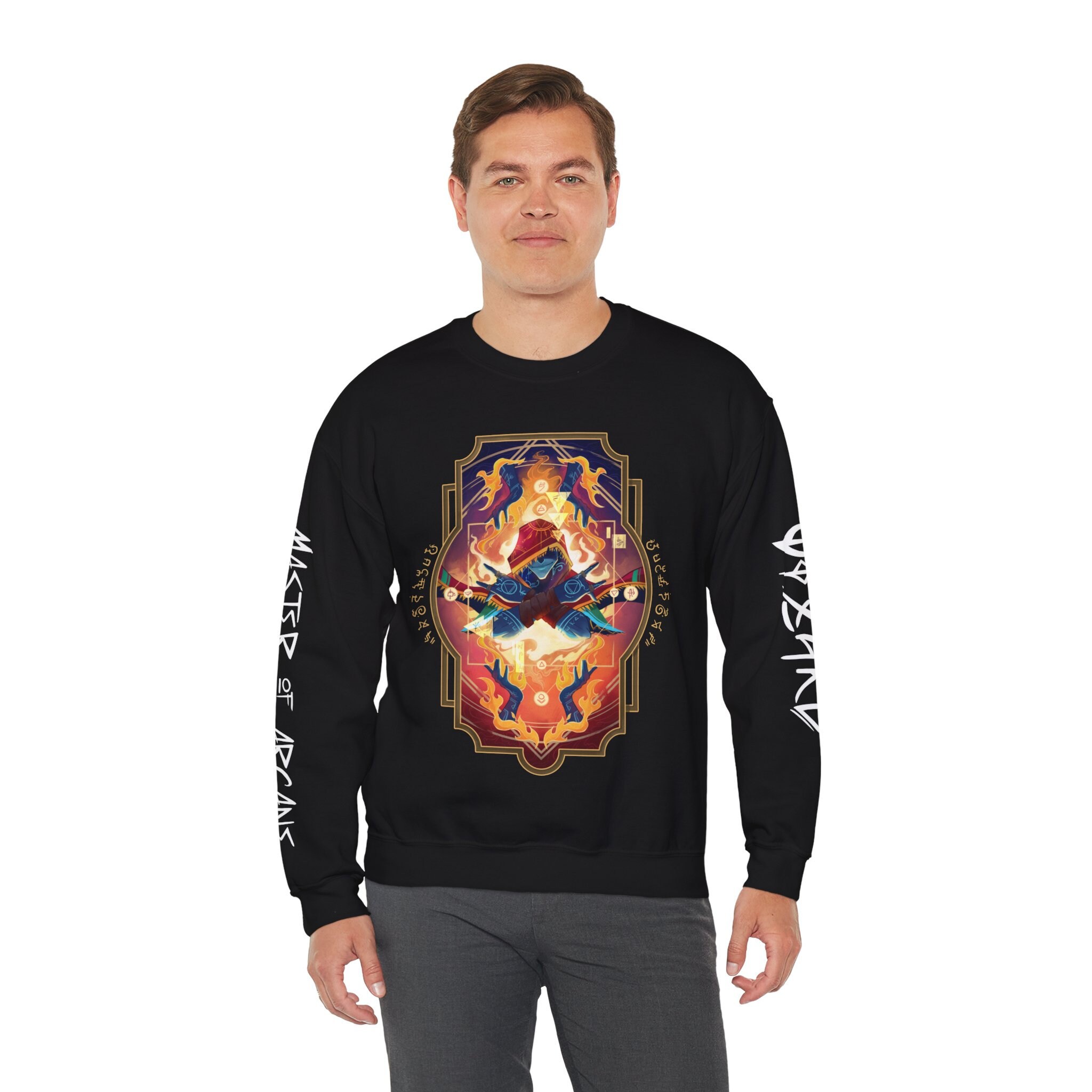 Dnd Wizard Class Sweater, D&D RPG Gift for Players, DM, Dungeon Master ...