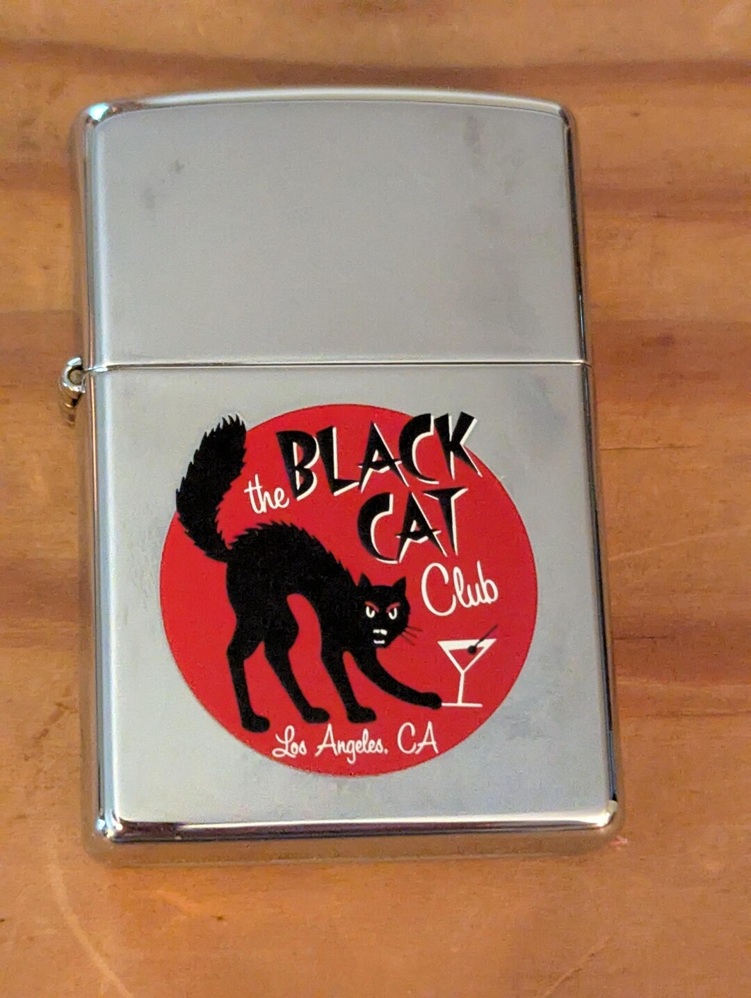 Black Cat Zippo Club Lighter, Los Angeles, CA, Culturally Significant ...