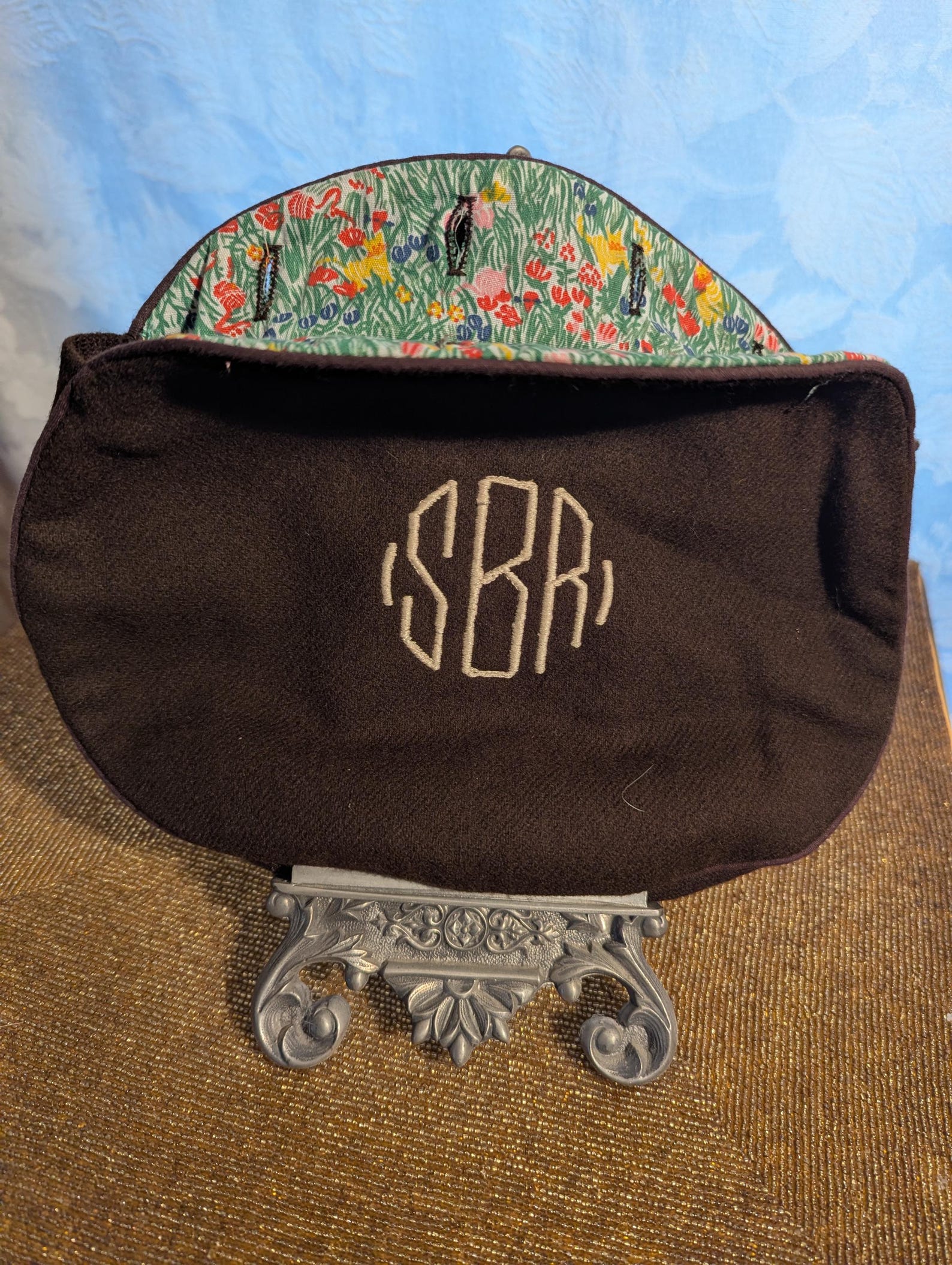 Bermuda Bag COVER - Brown/floral Lining - Etsy