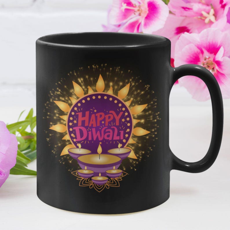 Diwali Mug,diwali Gift, Diwali Decoration, Happy Diwali,diwali Decor ...