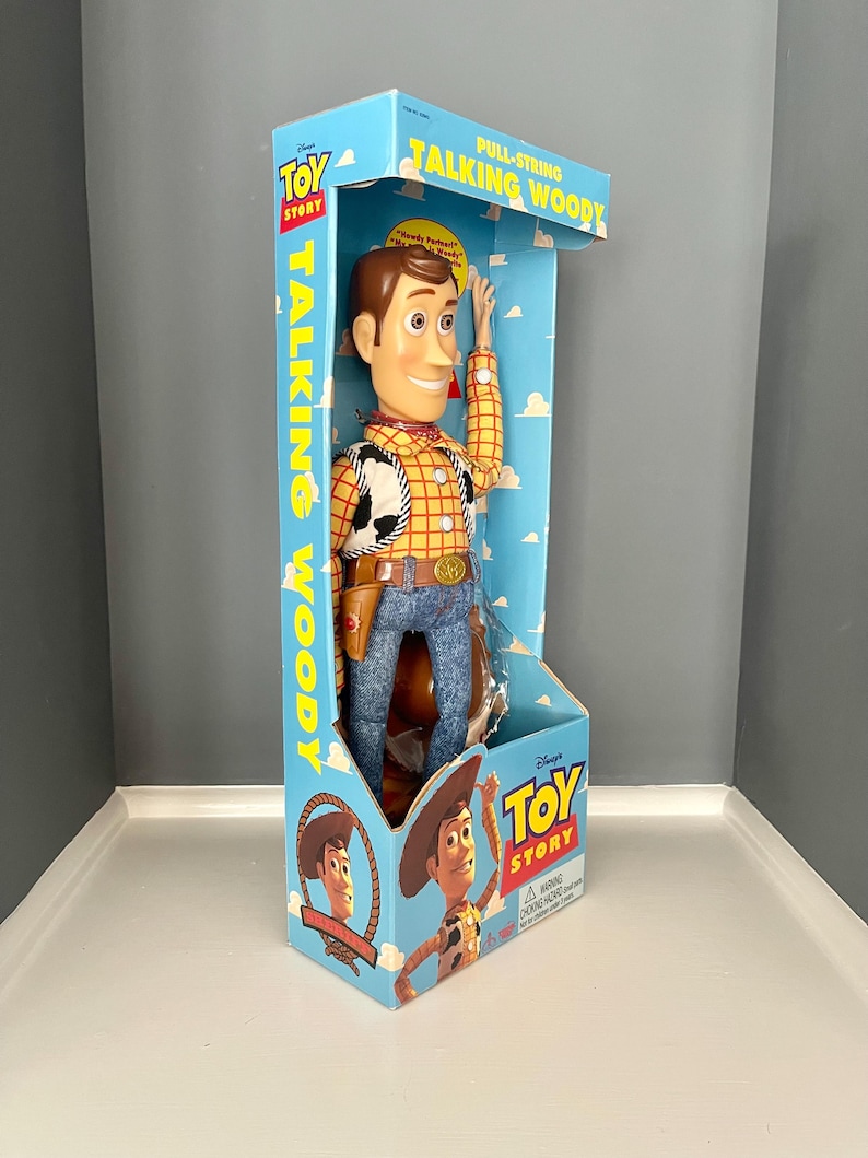 Vintage Pull String Talking Woody, From the Movie Toy Story, in the ...