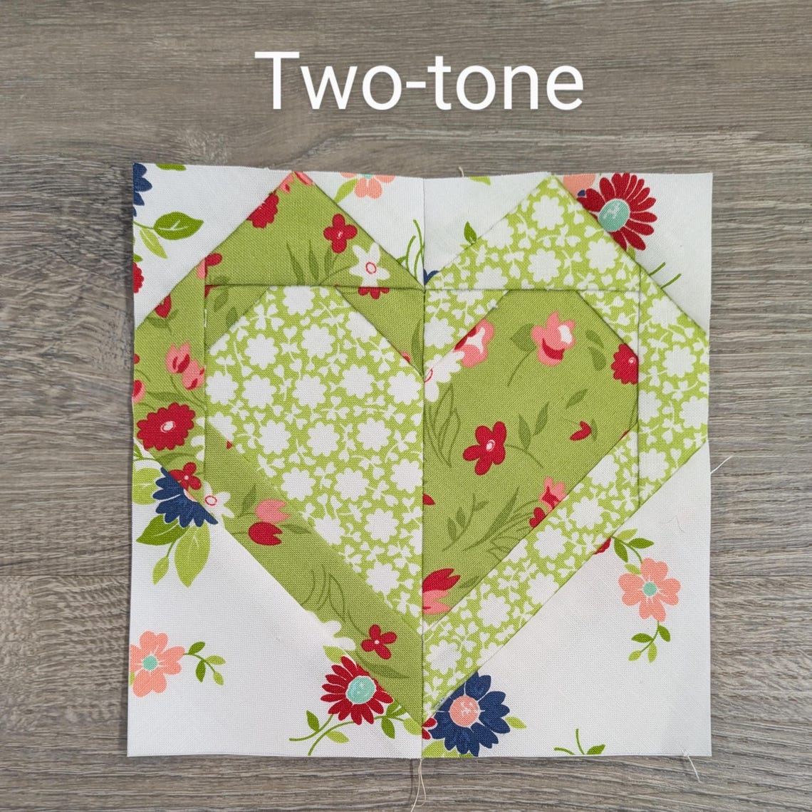 THREE of HEARTS 6" Block Patterns - 3 FPP Quilting Templates ...