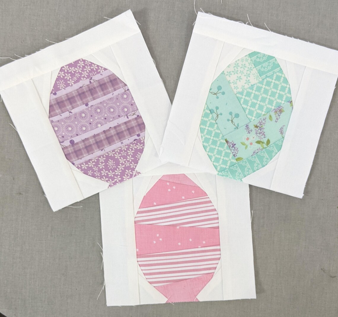SPRING LIFE 6" Block Patterns - 4 Sets of FPP Templates - Foundation ...