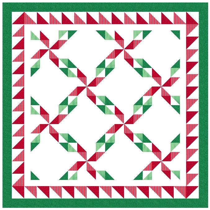 HALF CRAZY Digital Quilt Pattern - PDF Quilt Pattern - Star Quilt ...