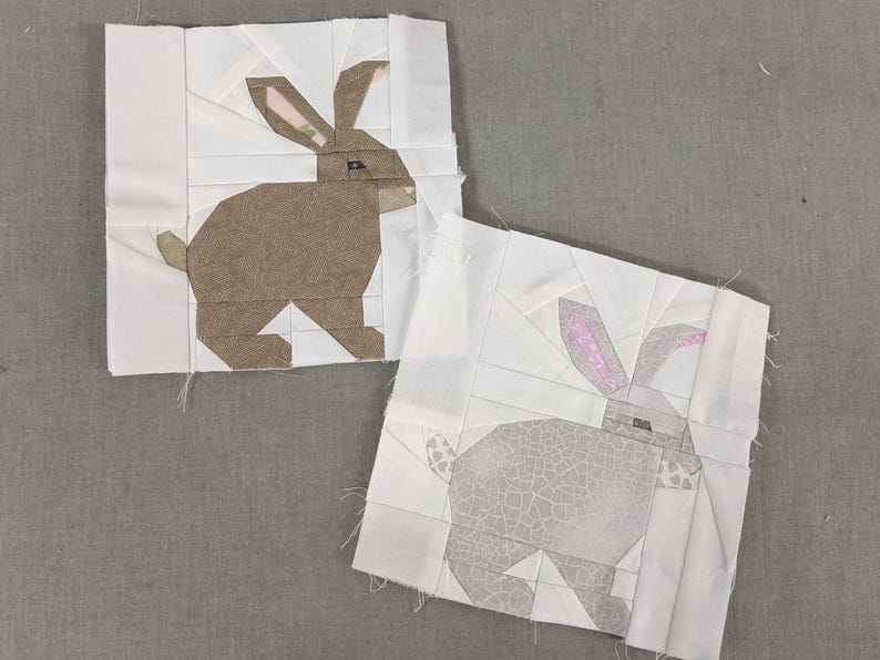 SPRING LIFE 6" Block Patterns - 4 Sets of FPP Templates - Foundation ...