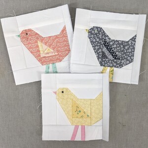 SPRING LIFE 6" Block Patterns - 4 Sets of FPP Templates - Foundation ...