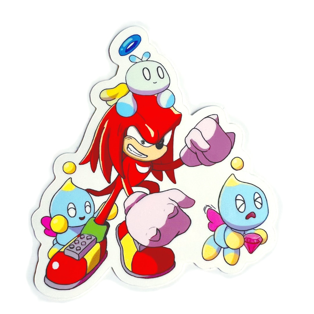 Knuckles Sticker, Hedgehog, Chao Garden, Knuckles , Chao - Etsy