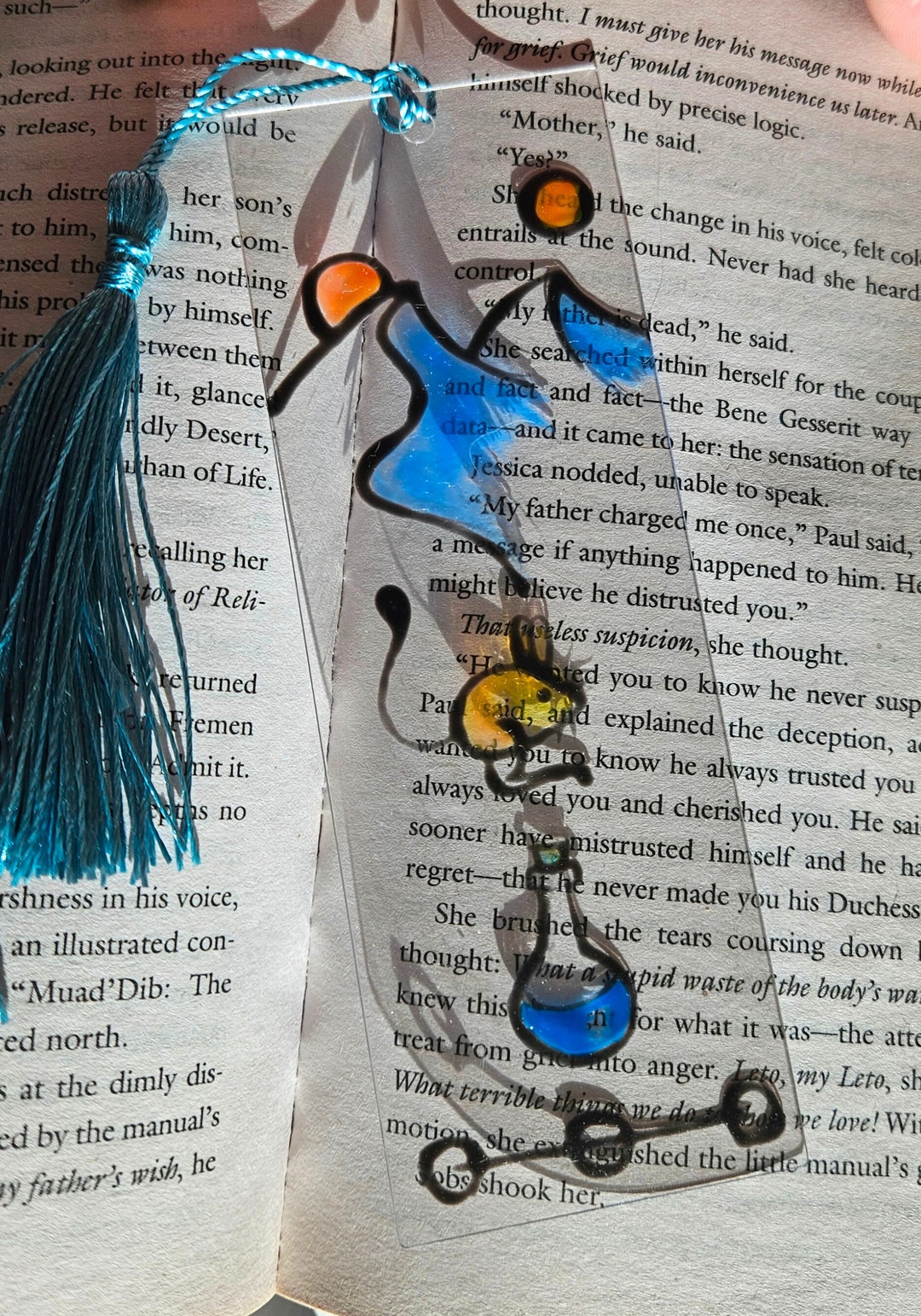 Muad'dib Bookmark - Hand Painted Unique Bookmark - Science Fiction ...