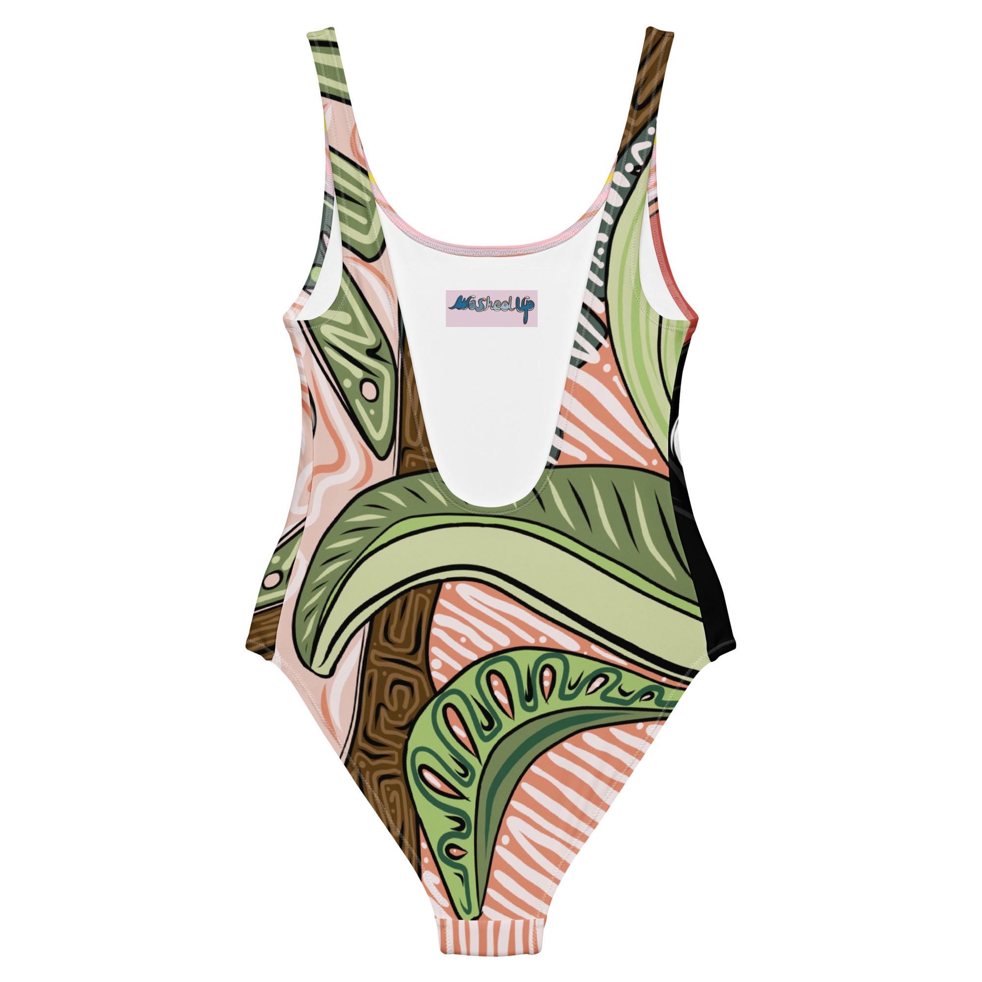 Tropical Toucan Swimsuit | Rainforest Bird One-piece Women's Bathing ...