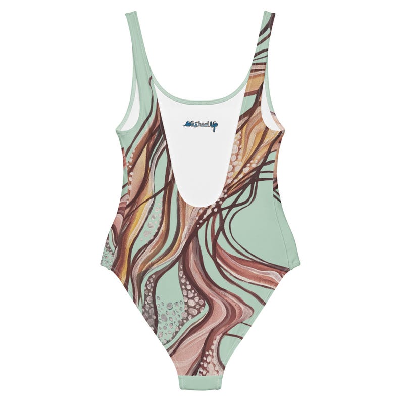 Jellyfish Tentacles Swimsuit | Watercolor Sea Jellies One-piece Women's ...