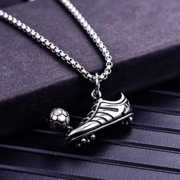 Football Necklace - Etsy